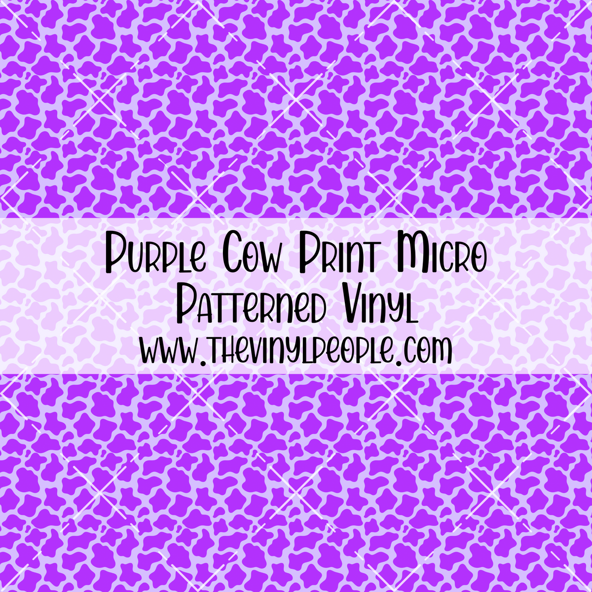 Purple Cow Print Patterned Vinyl – TheVinylPeople
