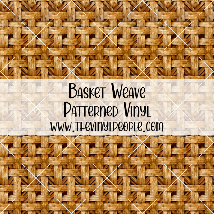 Basket Weave Patterned Vinyl – TheVinylPeople