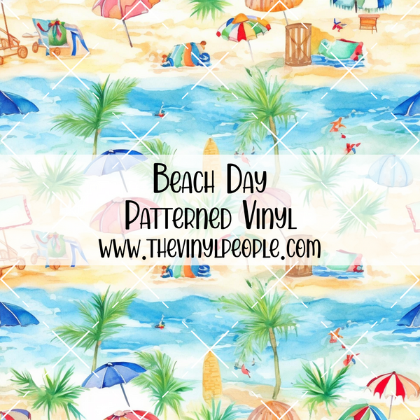Beach Day Patterned Vinyl – TheVinylPeople