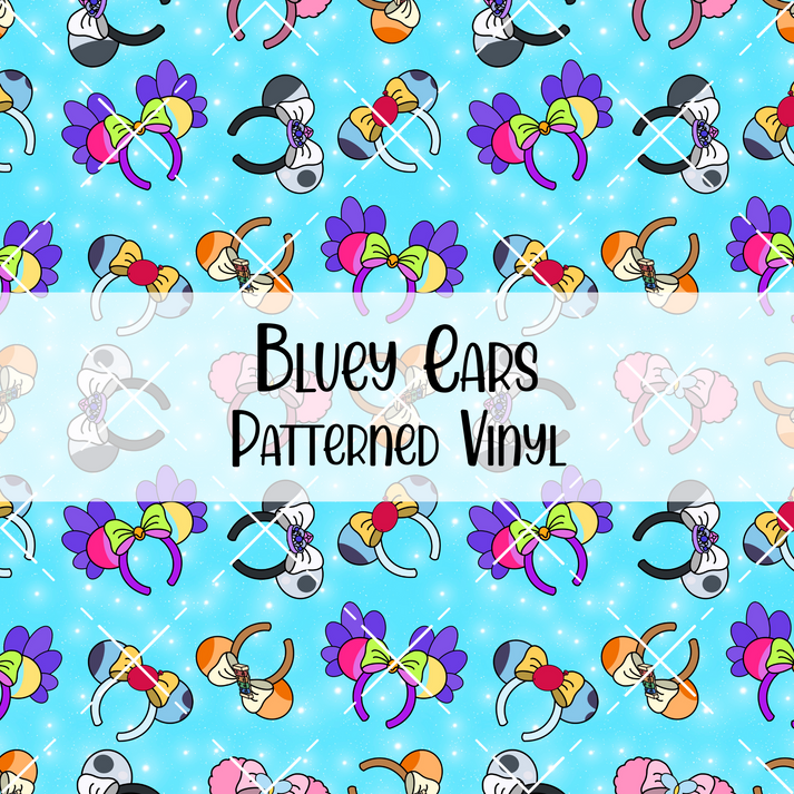Bluey Ears Patterned Vinyl – TheVinylPeople