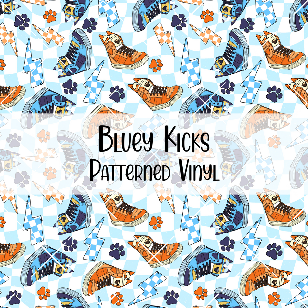 Bluey Kicks Patterned Vinyl – TheVinylPeople