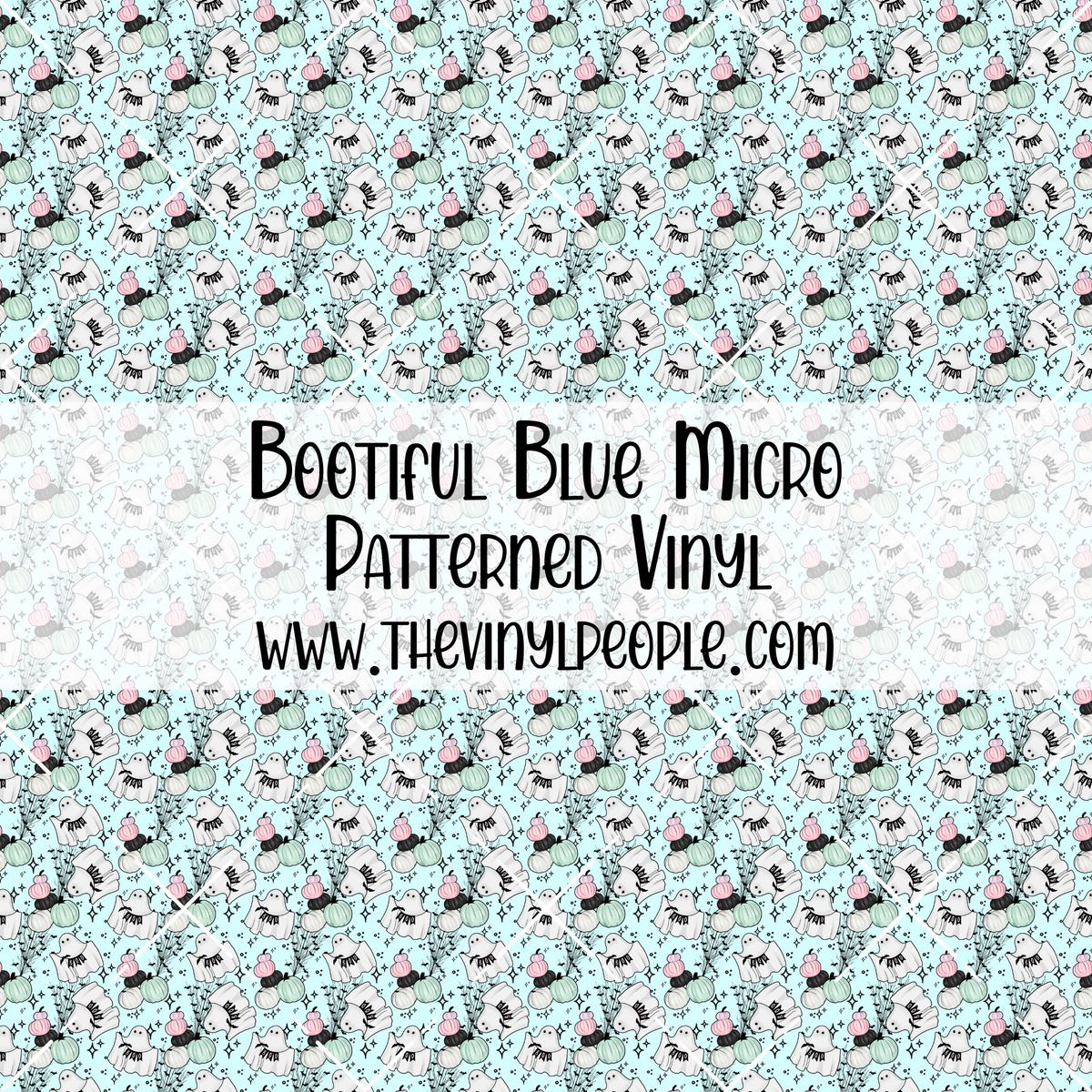 Bootiful Blue Patterned Vinyl – TheVinylPeople