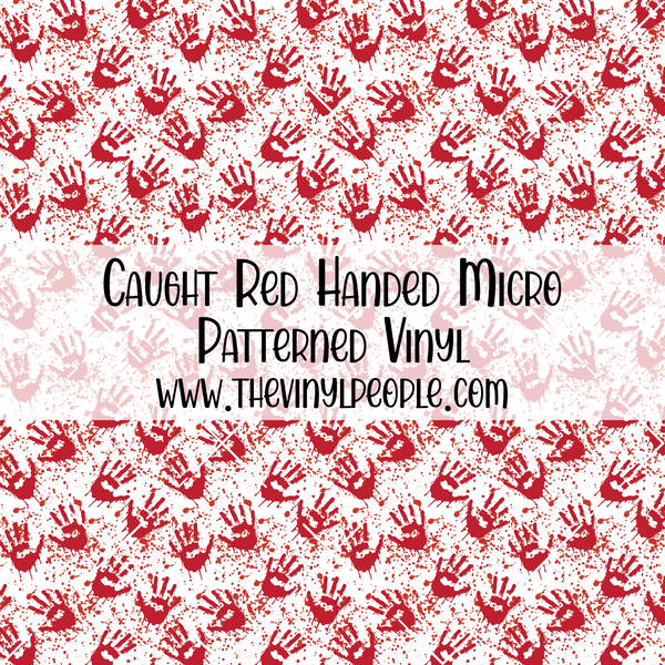 Caught Red Handed Patterned Vinyl – TheVinylPeople