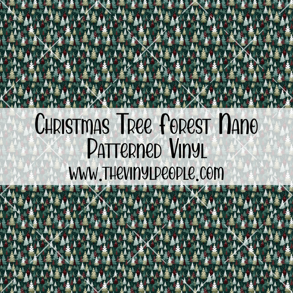 Christmas Tree Forest Patterned Vinyl – TheVinylPeople