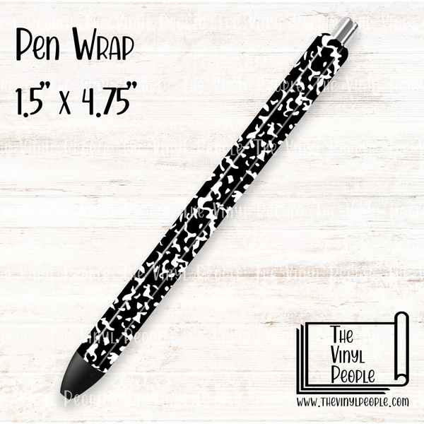 Composition Book Pen Wrap – TheVinylPeople