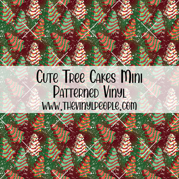 Cute Tree Cakes Patterned Vinyl – TheVinylPeople