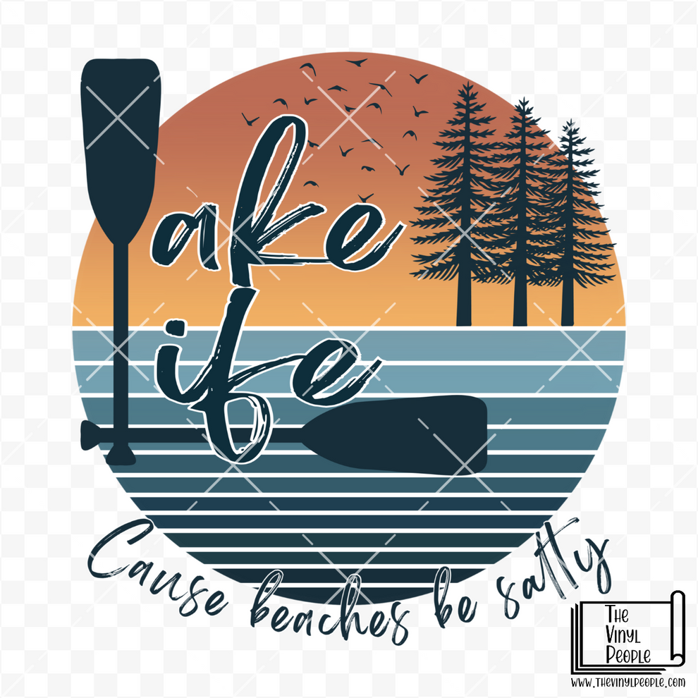 Lake Life Paddles Vinyl Decal – TheVinylPeople