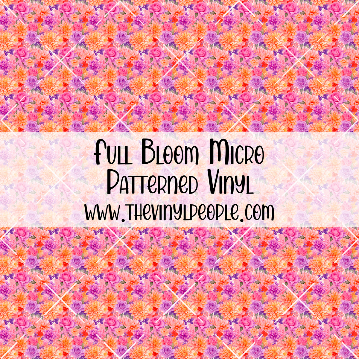 Full Bloom Patterned Vinyl – TheVinylPeople
