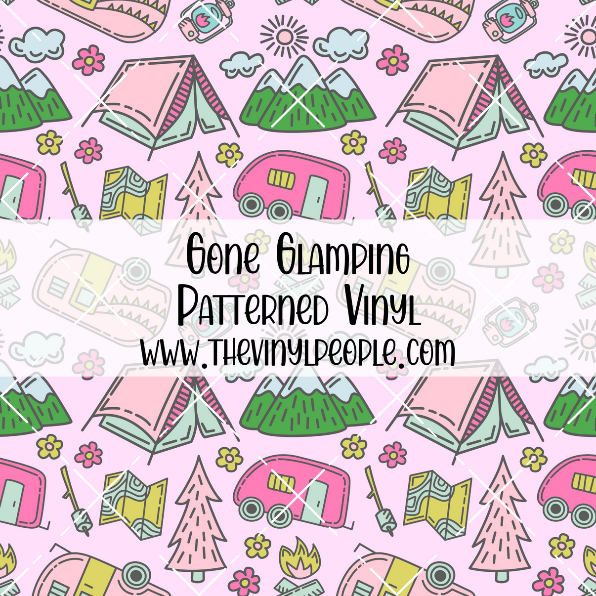 Gone Glamping Patterned Vinyl – TheVinylPeople