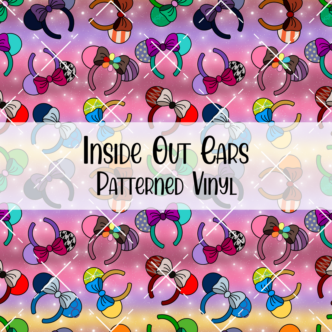 Inside Out Ears Patterned Vinyl – TheVinylPeople