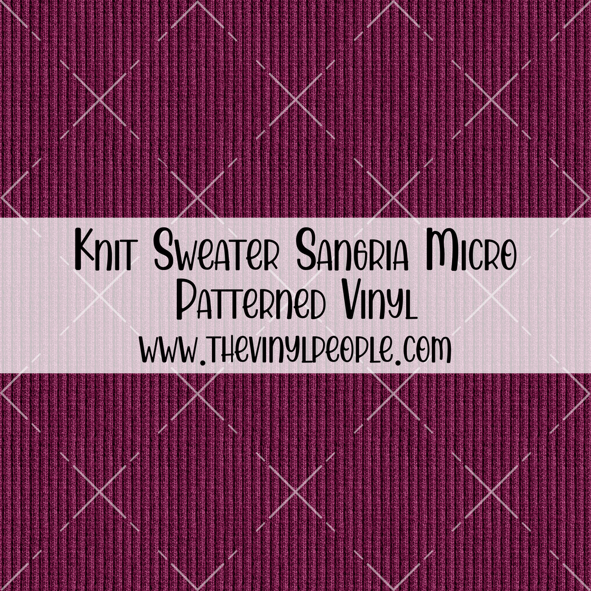 Knit Sweater Sangria Patterned Vinyl – TheVinylPeople
