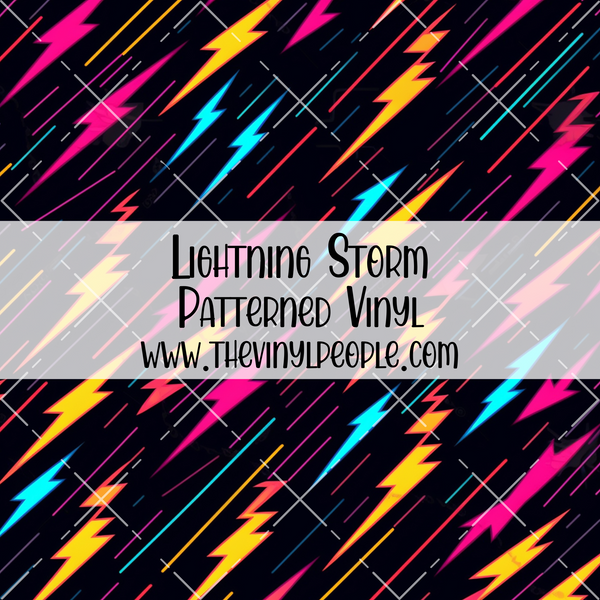 Lightning Storm Patterned Vinyl – TheVinylPeople