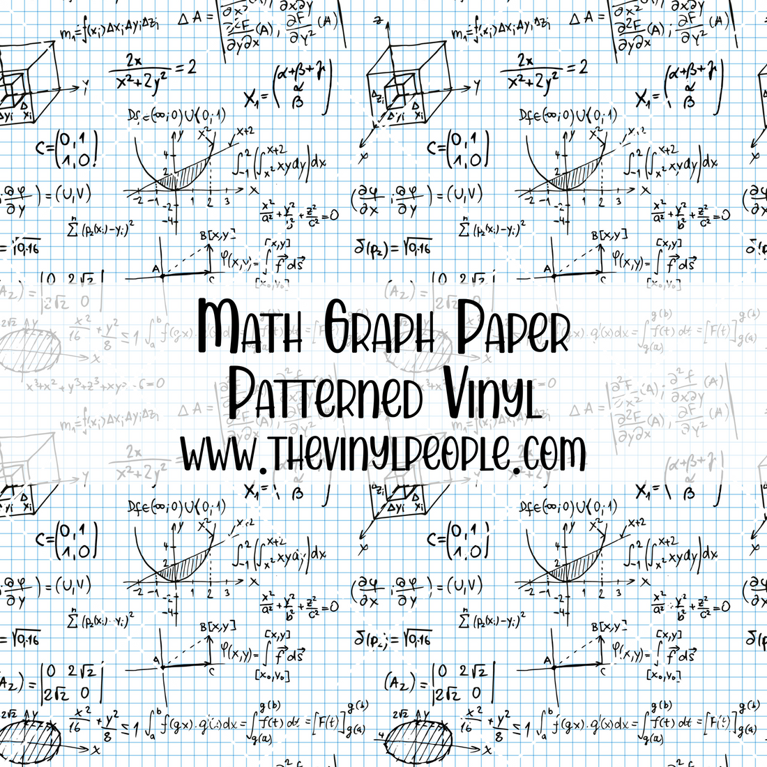 Math Graph Paper Patterned Vinyl – TheVinylPeople