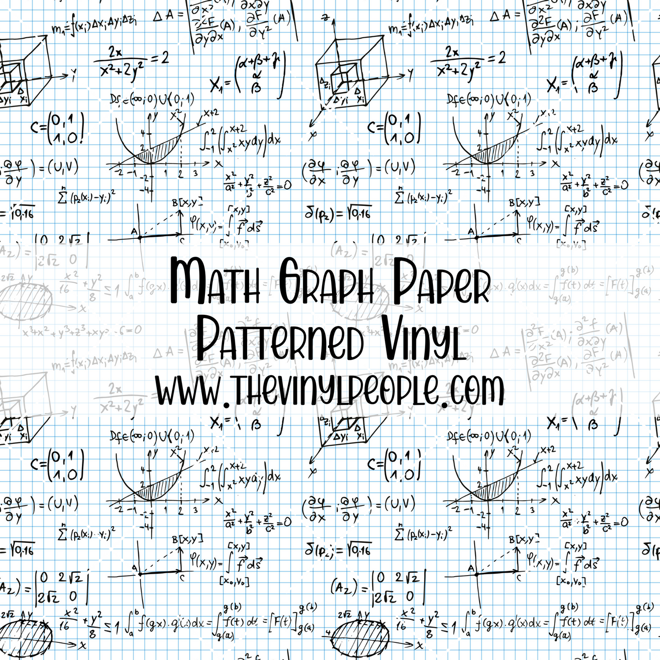 Math Graph Paper Patterned Vinyl – TheVinylPeople