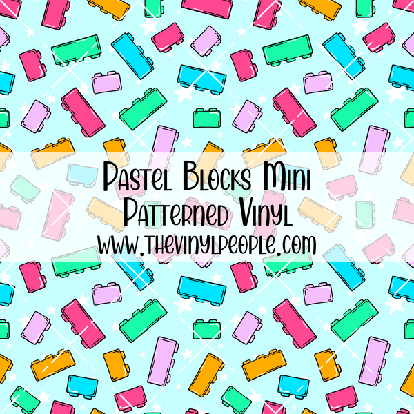 Pastel Blocks Patterned Vinyl – TheVinylPeople