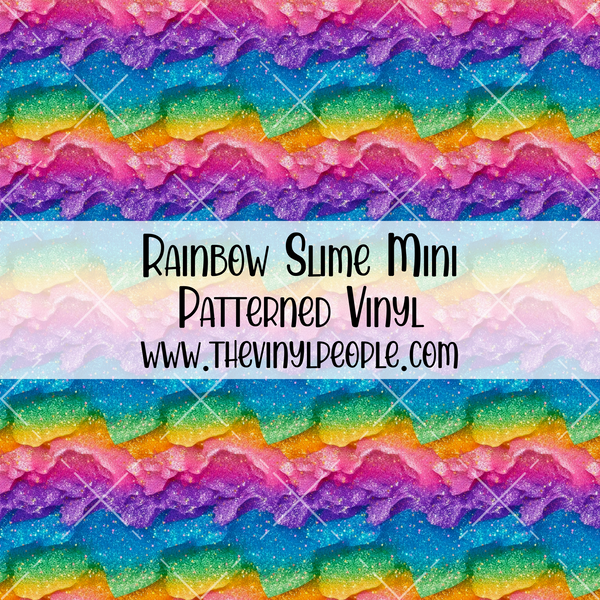 Rainbow Slime Patterned Vinyl – TheVinylPeople