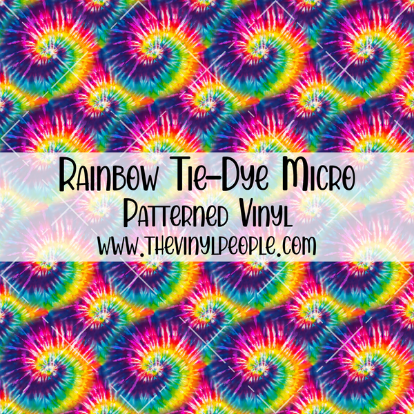 Rainbow Tie-Dye Patterned Vinyl – TheVinylPeople