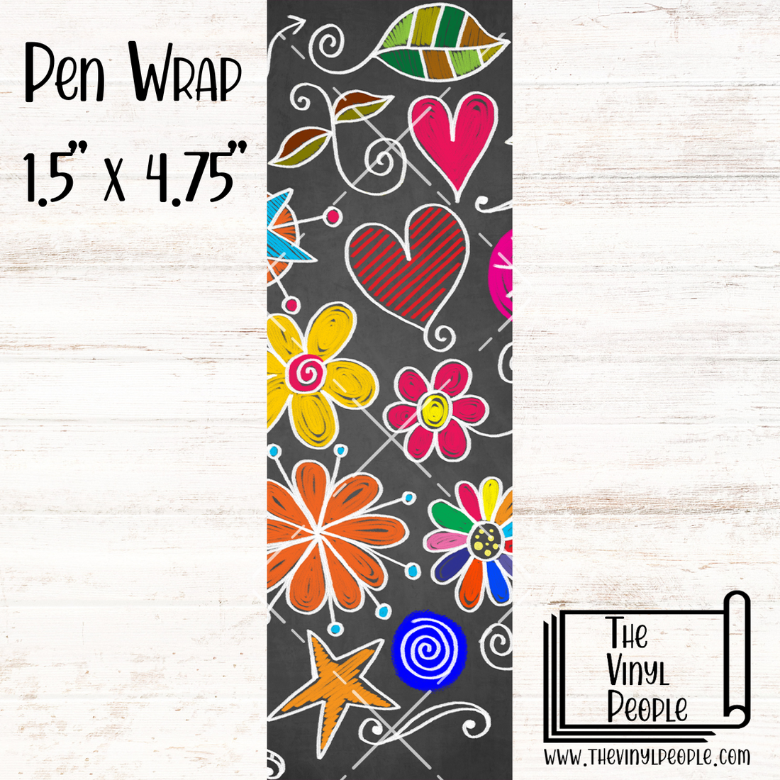 School Doodles Pen Wrap – TheVinylPeople