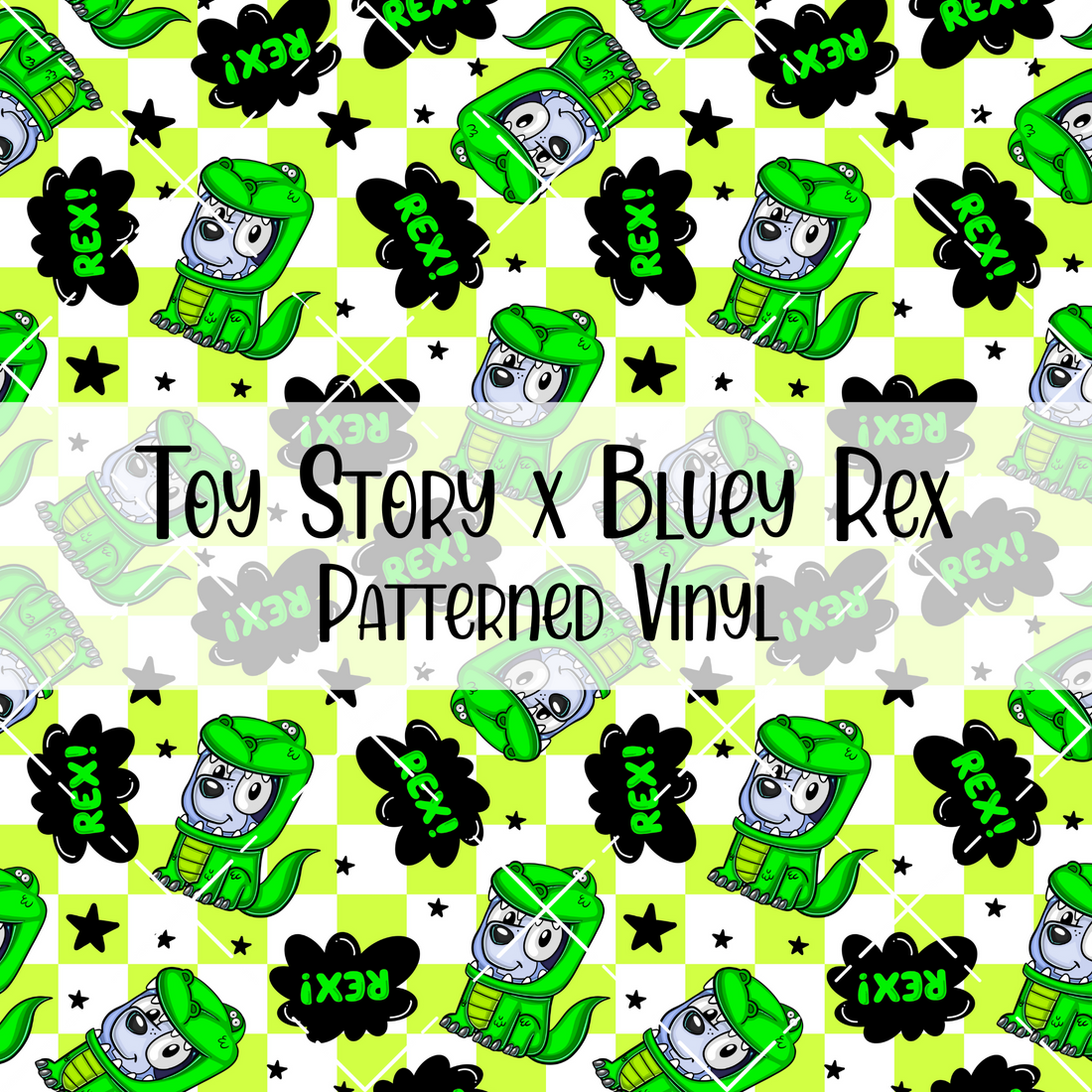 Toy Story x Bluey Rex Patterned Vinyl – TheVinylPeople