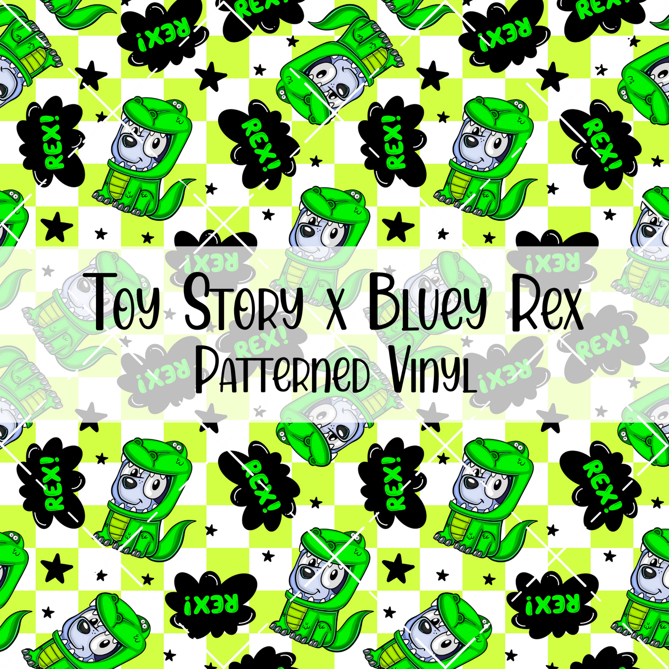 Toy Story x Bluey Rex Patterned Vinyl – TheVinylPeople