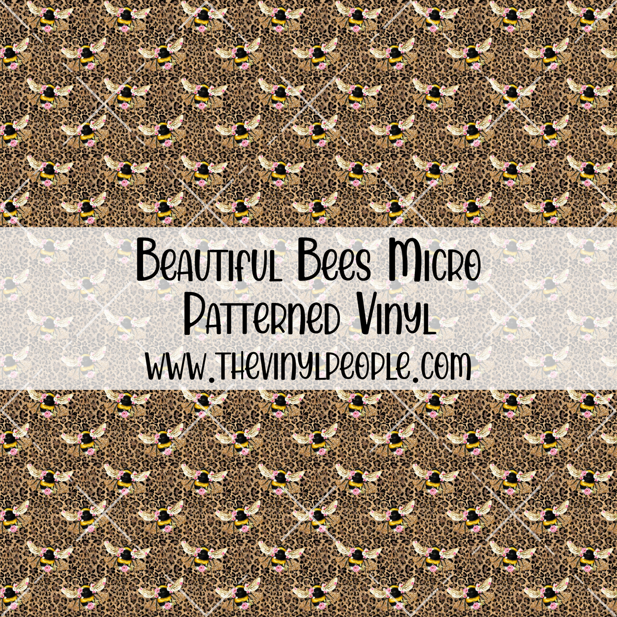 Beautiful Bees Patterned Vinyl – TheVinylPeople