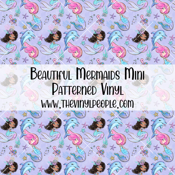 Beautiful Mermaids Patterned Vinyl – TheVinylPeople