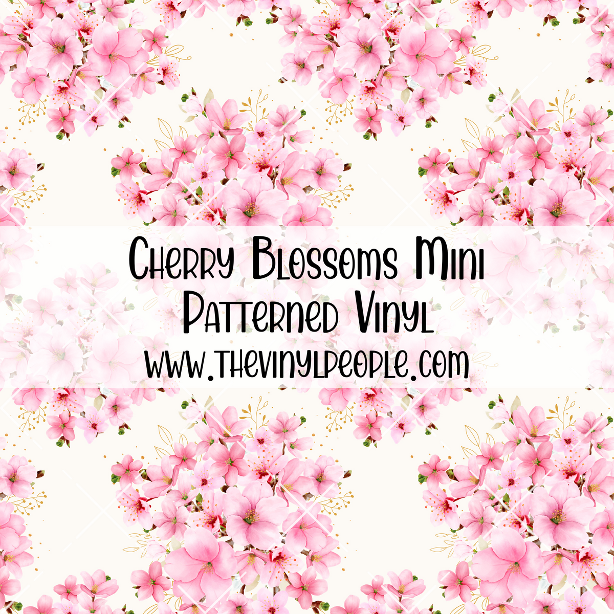Cherry Blossoms Patterned Vinyl – TheVinylPeople
