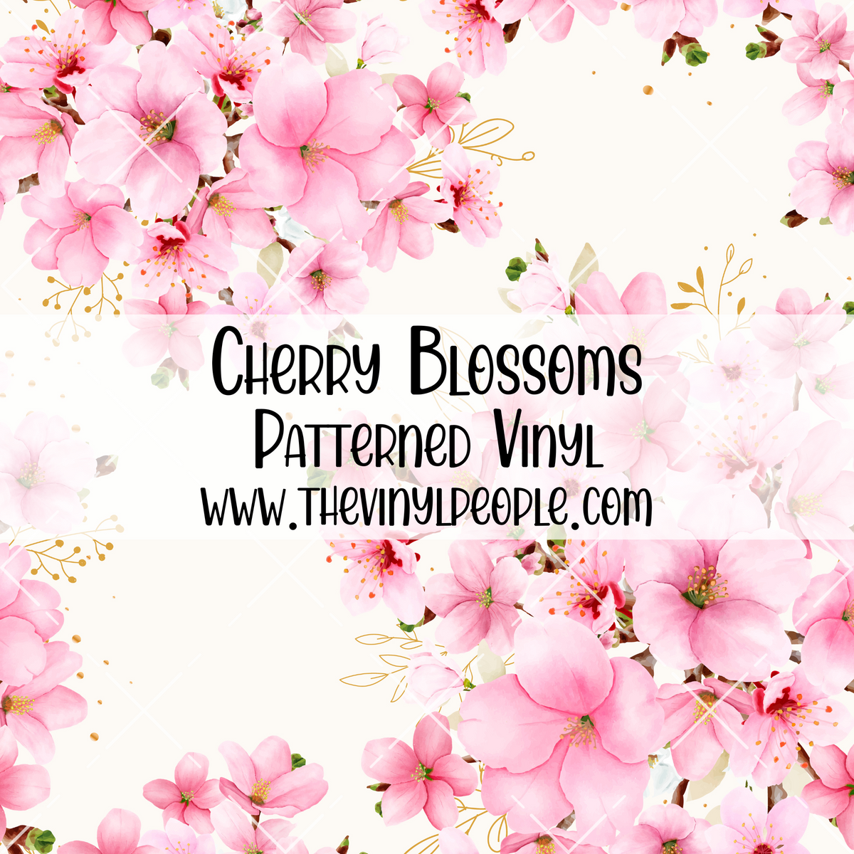 Cherry Blossoms Patterned Vinyl – TheVinylPeople