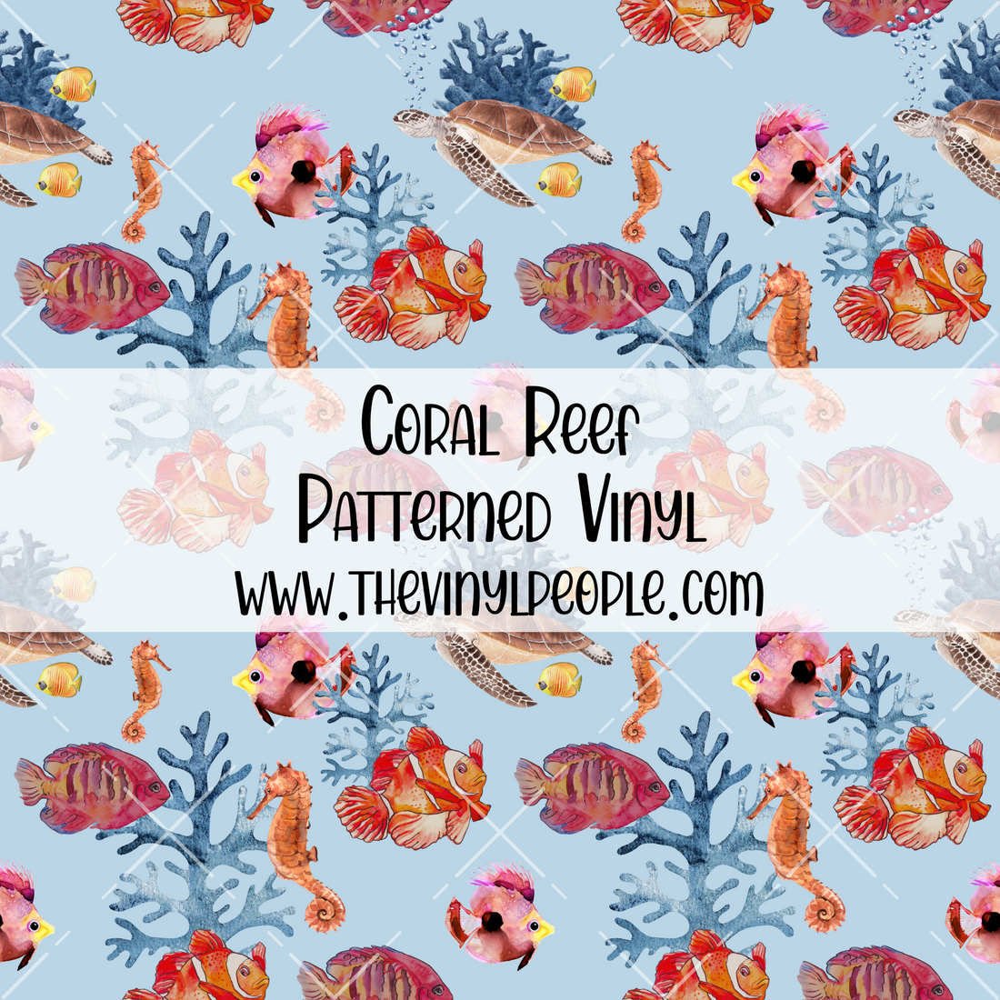 Coral Reef Patterned Vinyl – TheVinylPeople