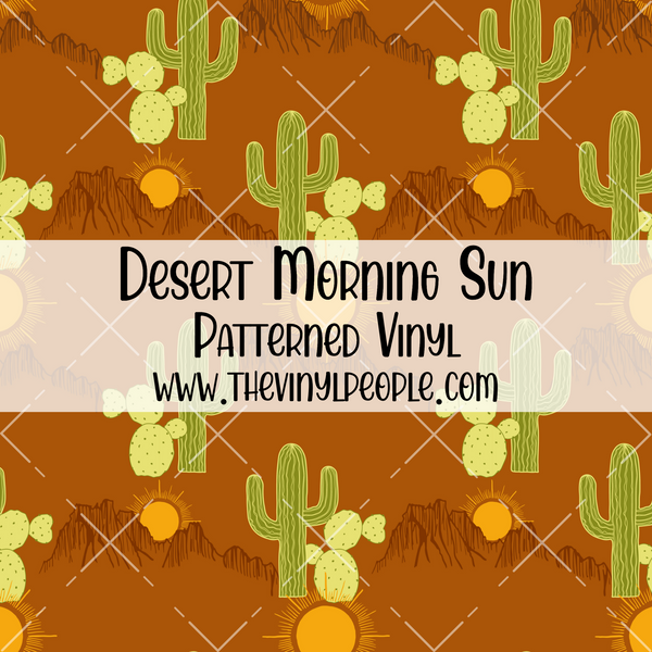 Desert Morning Sun Patterned Vinyl – TheVinylPeople