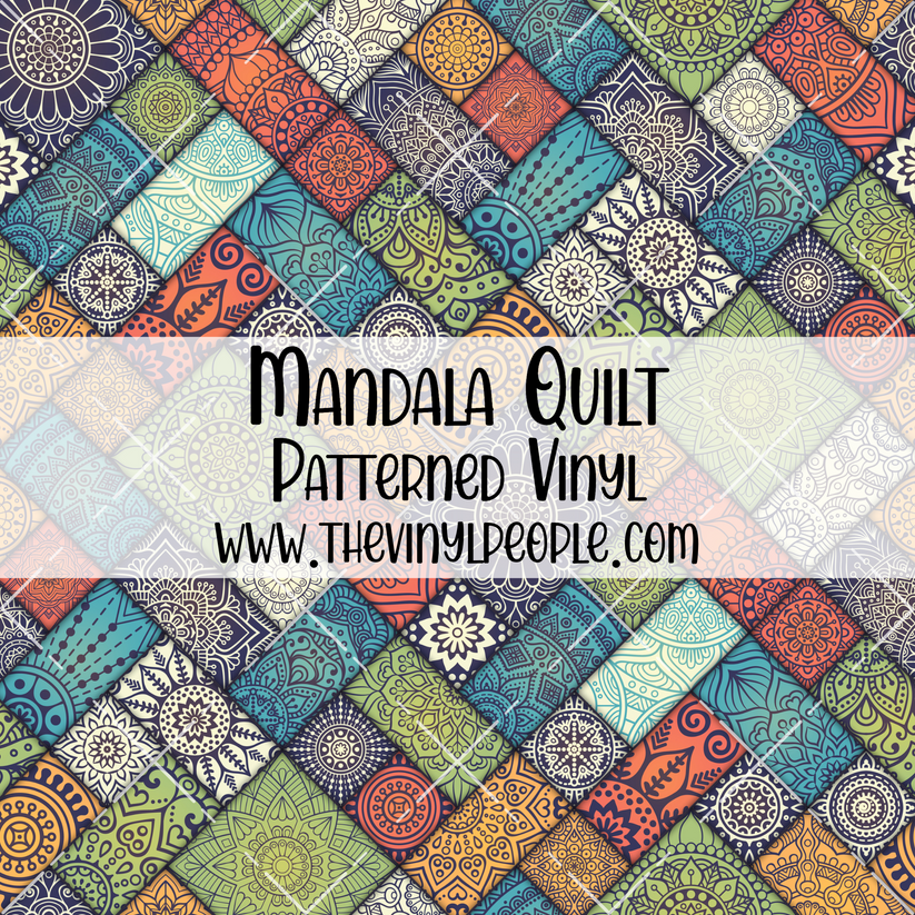 Mandala Quilt Patterned Vinyl – TheVinylPeople