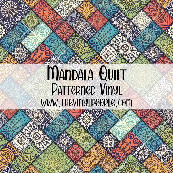 Mandala Quilt Patterned Vinyl – TheVinylPeople