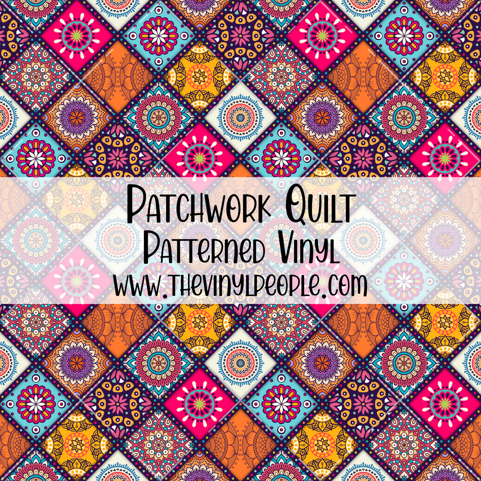 Patchwork Quilt Patterned Vinyl – TheVinylPeople