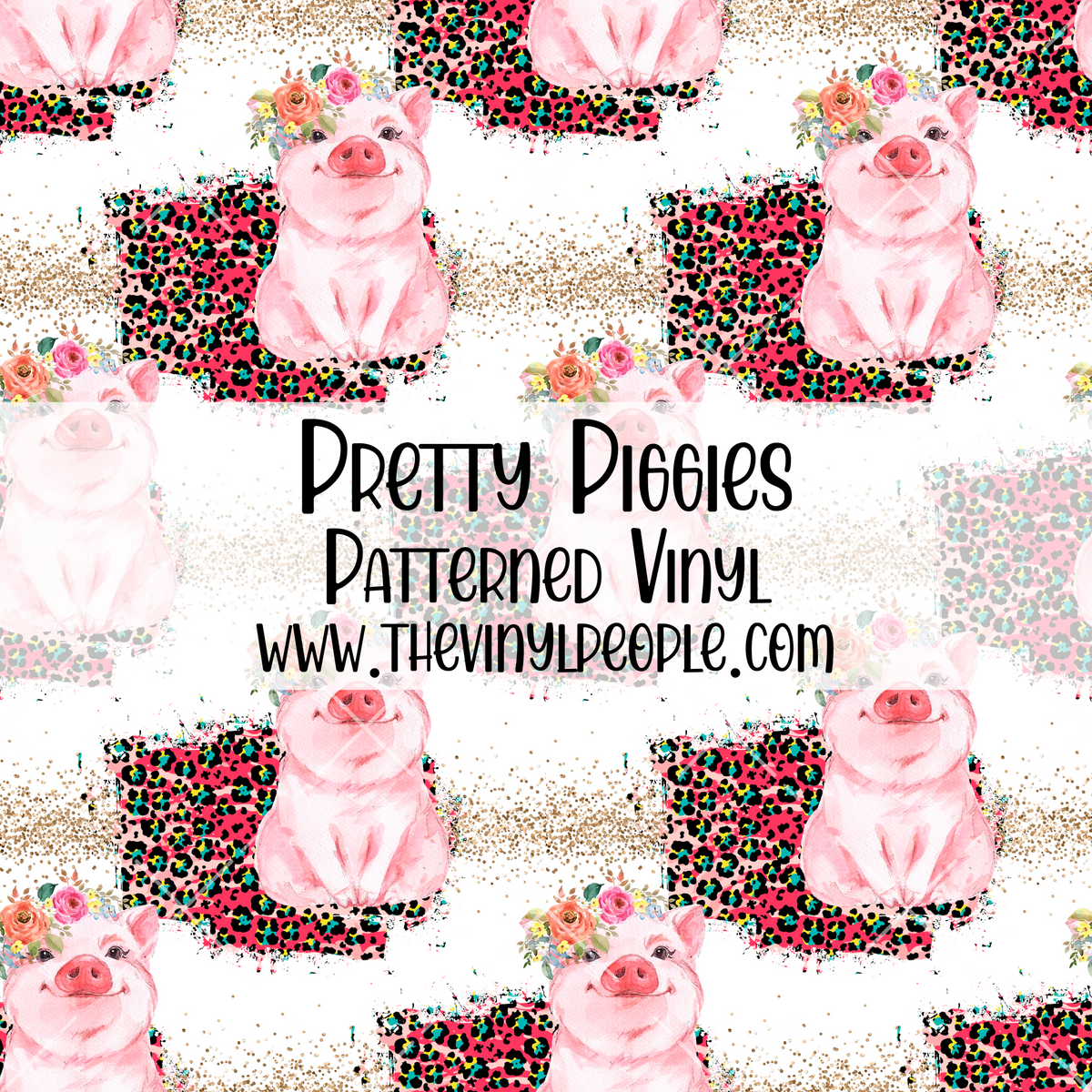 Pretty Piggies Patterned Vinyl – TheVinylPeople
