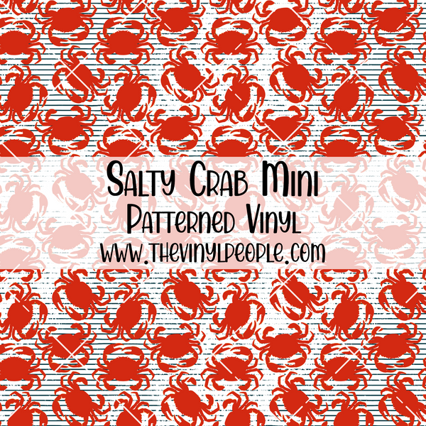 Salty Crab Patterned Vinyl – TheVinylPeople