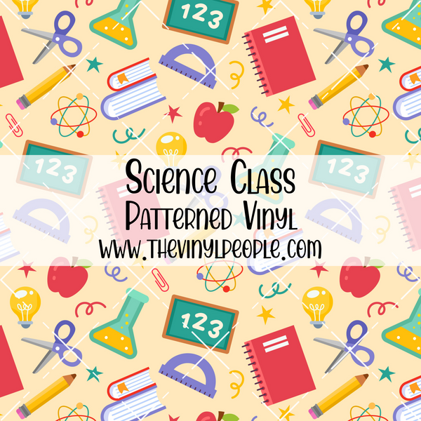 Science Class Patterned Vinyl – TheVinylPeople
