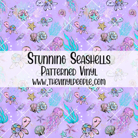 Sea Turtles & Shells Patterned Vinyl – TheVinylPeople