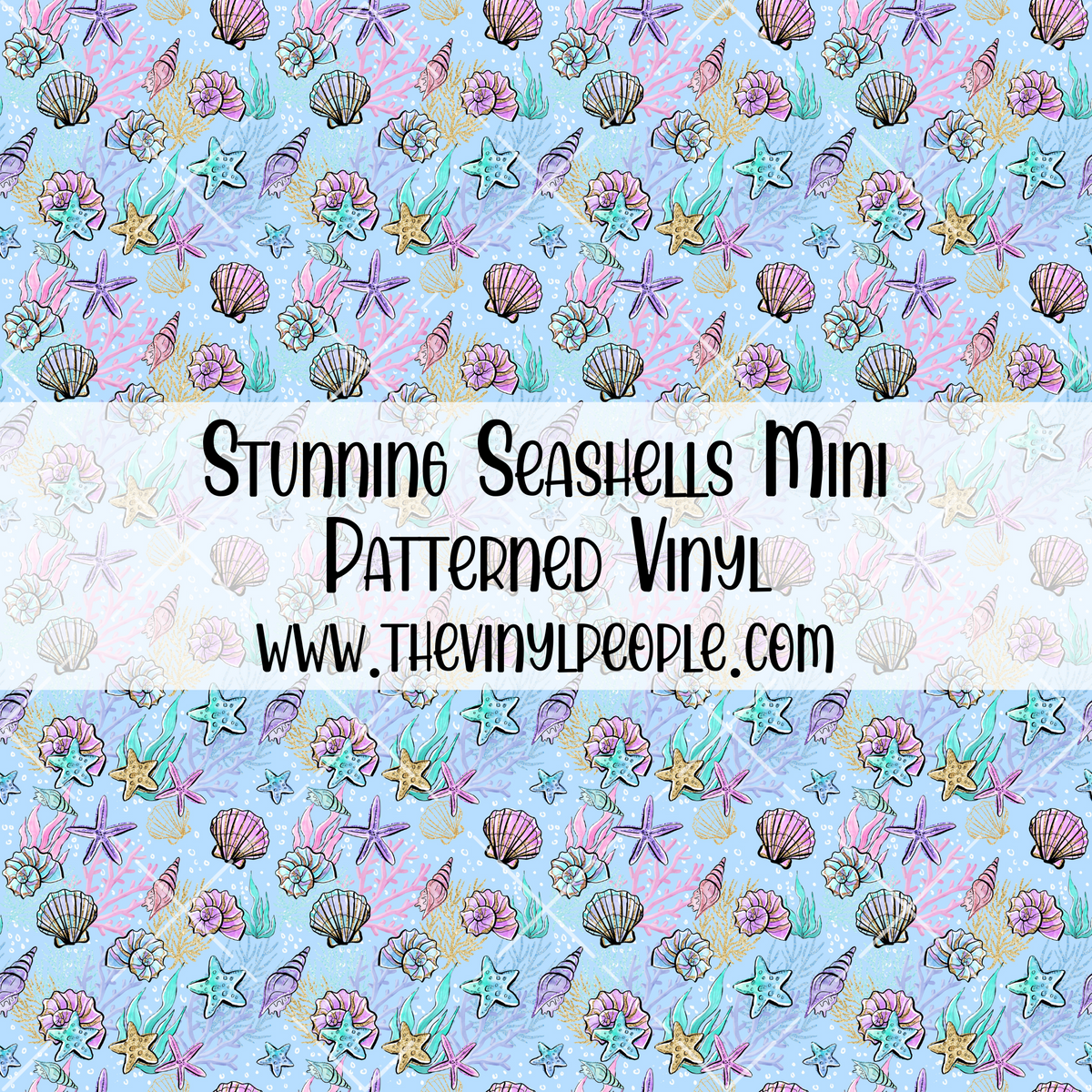 Stunning Seashells Patterned Vinyl – TheVinylPeople